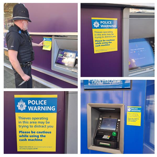 New posters warn of distraction thefts at cash machines - Neighbourhood ...